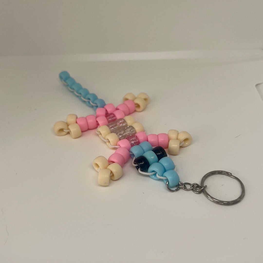 Transgender Pride Inspired Lizard-keychain - Etsy