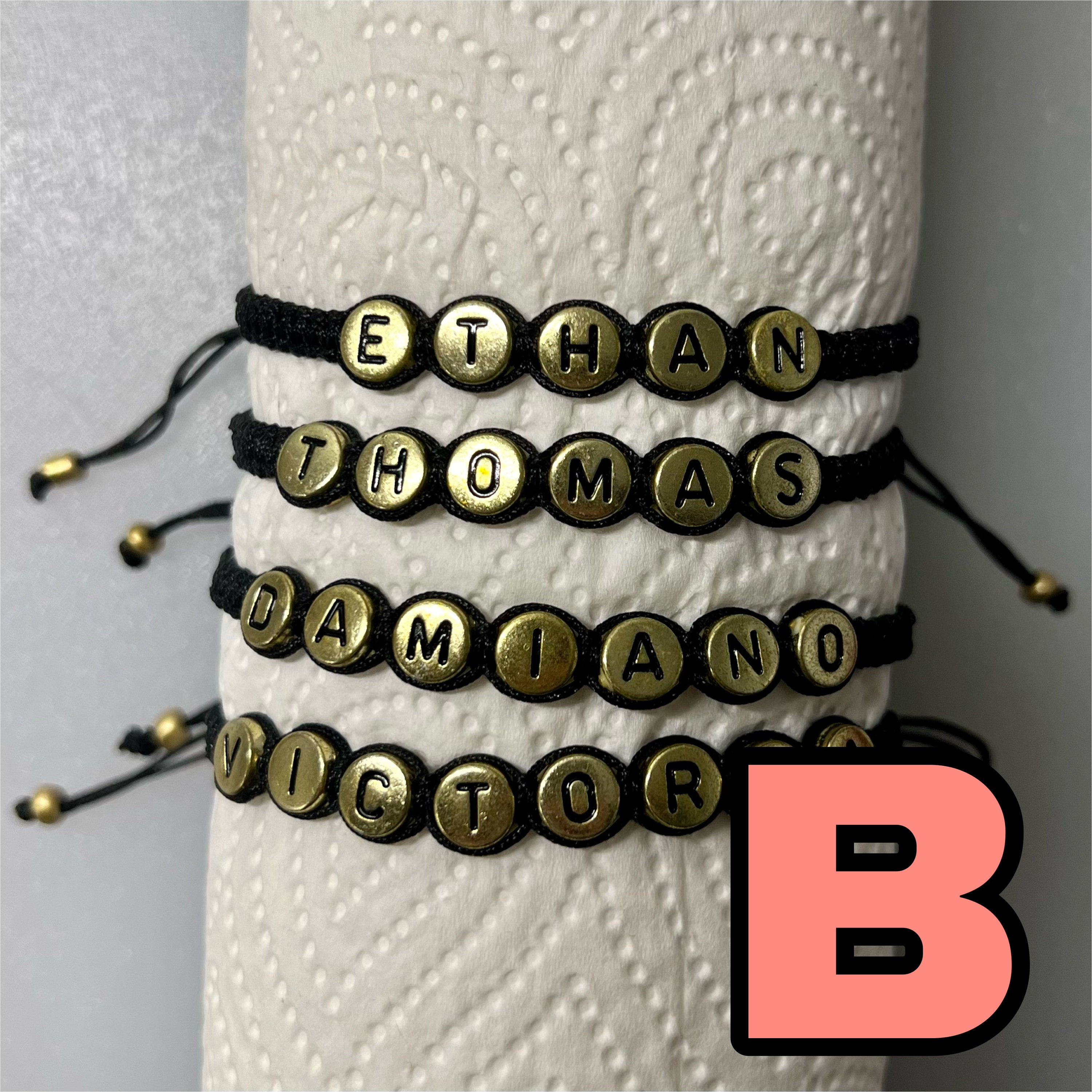 MÅNESKIN BANDMEMBERS NAMEBRACELETS (pack With All Four Names) - Etsy