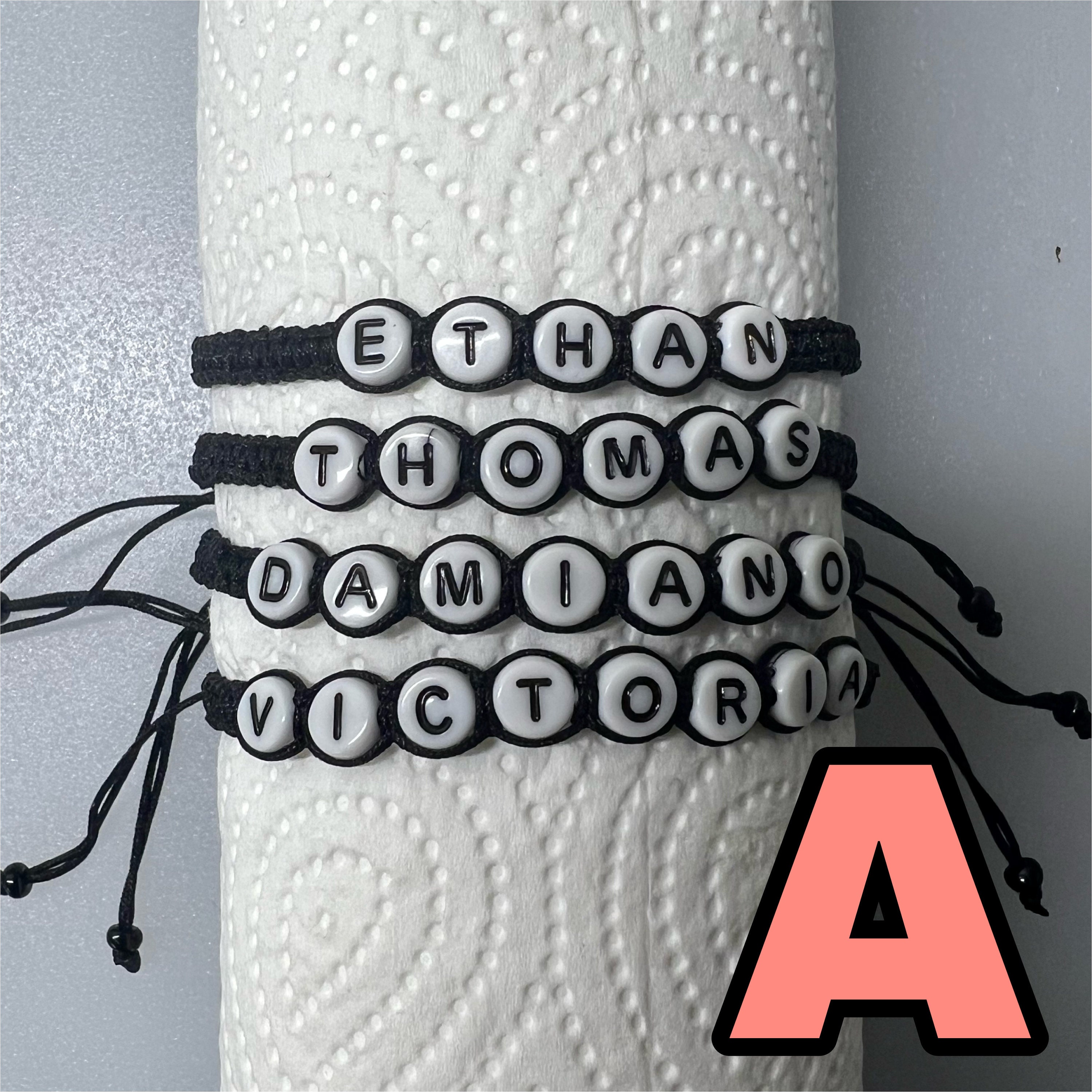 MÅNESKIN BANDMEMBERS NAMEBRACELETS (pack With All Four Names) - Etsy