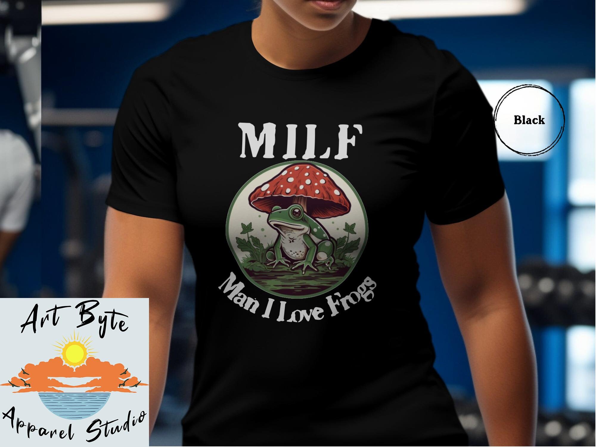 MILF Man I Love Frogs Tshirt, Frog Tshirt, Funny Milf Froggy Shirt, MILF Tee, Frog Lover Shirt ...