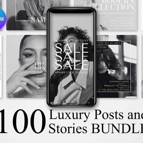 Instagram Magazine Template - Etsy