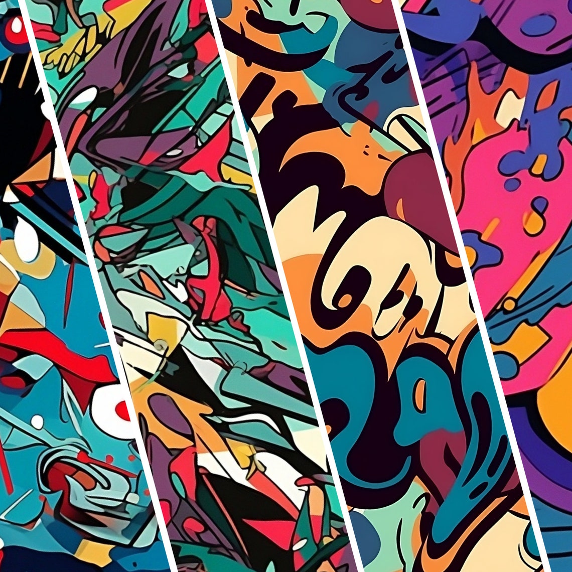 12 Graffiti Funk Seamless Patterns Graffiti Seamless - Etsy