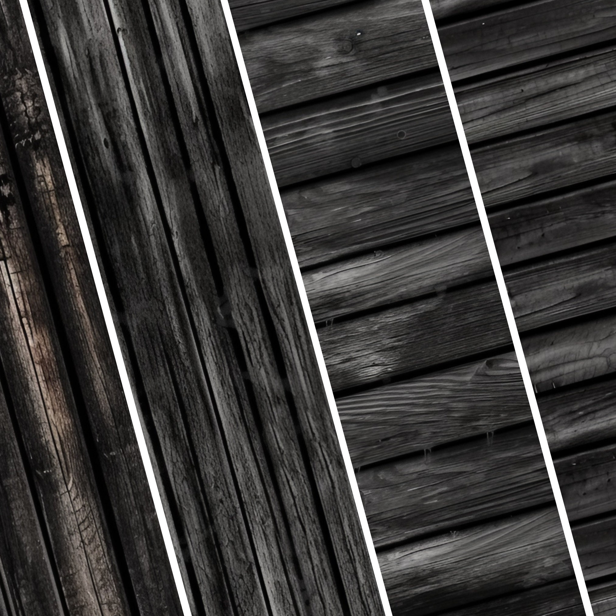 Black Wood Texture Digital Paper, Rustic Distressed Wood (digital ...