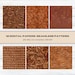 12 Embossed Leather Digital Paper, Leather Pattern, Floral Western ...