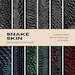 12 Snake Skin Digital Paper, Leather Pattern, Snake Skin Textures ...