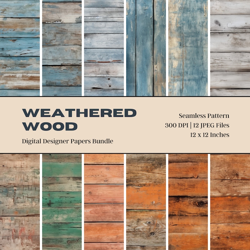 Wood Digital Paper - Etsy