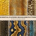 12 Snake Skin Digital Paper, Leather Pattern, Snake Skin Textures ...