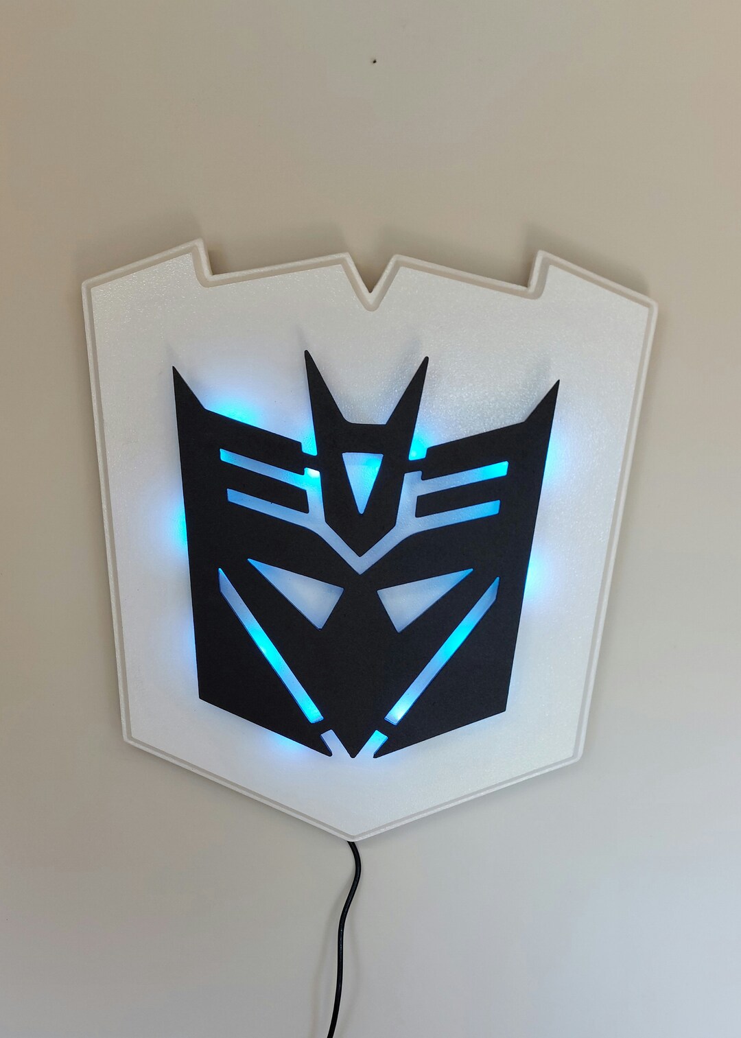 Autobot Sign LED Light Remote Control Multicolor USB Wall Decor Night ...