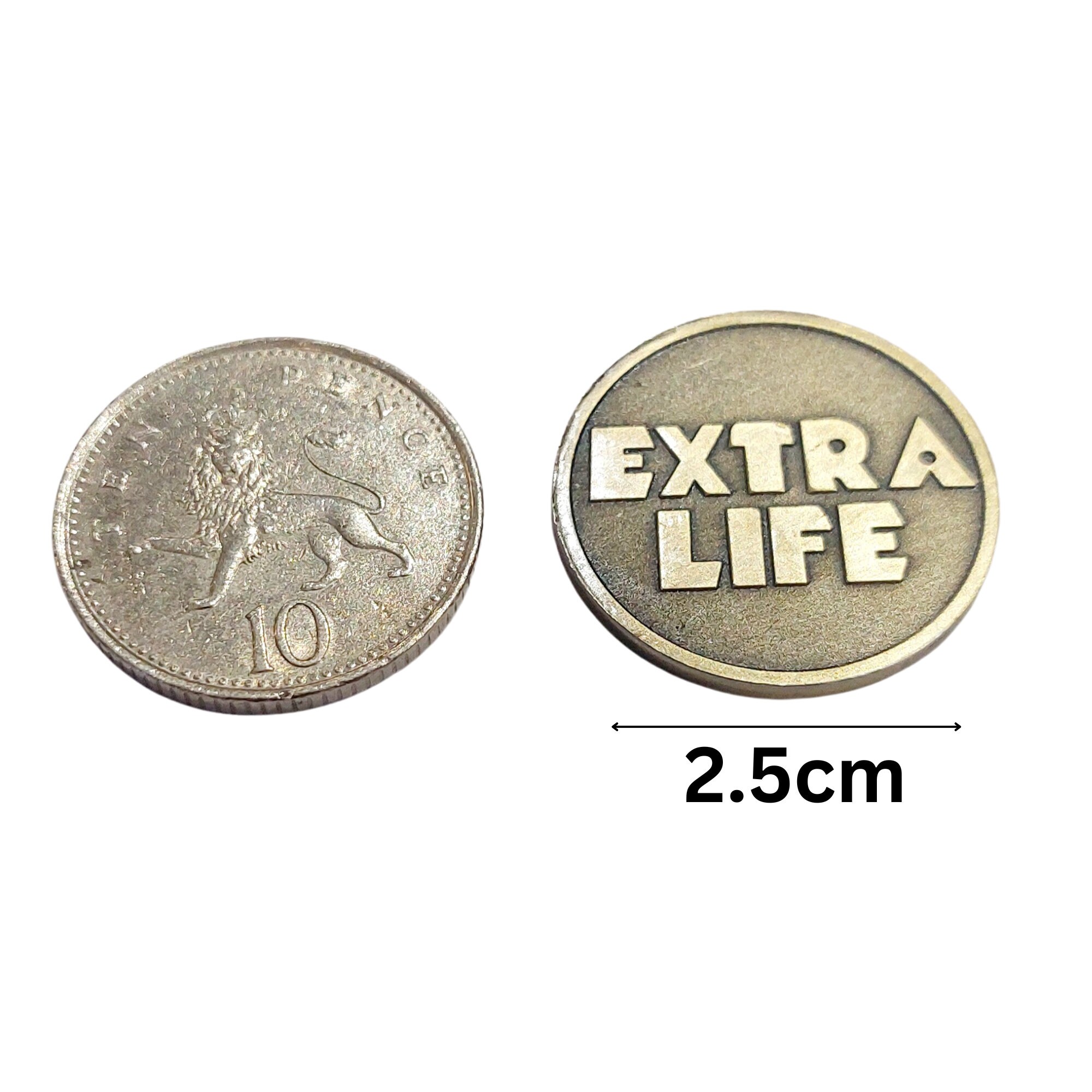 Extra Life Decision Coin/ Flip Coin/ One More Game/ Gamer Coin/ Ready ...