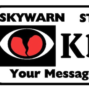 Personalized Skywarn Storm Spotter Decal - Etsy