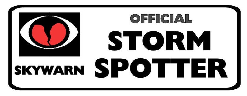 Official Skywarn Storm Spotter Decal Sticker - Etsy