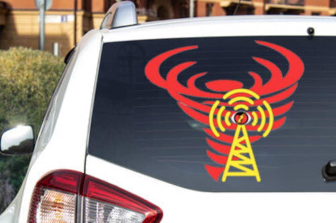 Tornado With Amateur Radio Tower Skywarn Decal Ham ARRL Sticker - Etsy