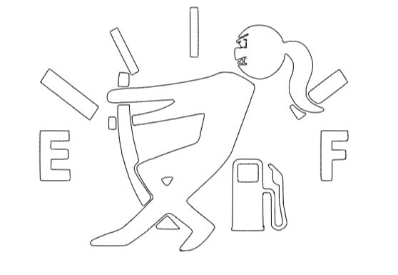 Girl Car Fuel Tank Door Decal Sticker Vinyl - Etsy