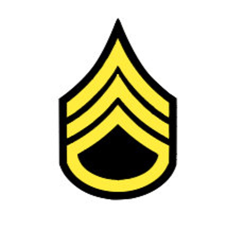 US Army Enlisted Rank Insignia Decal Sticker Vinyl - Etsy Australia