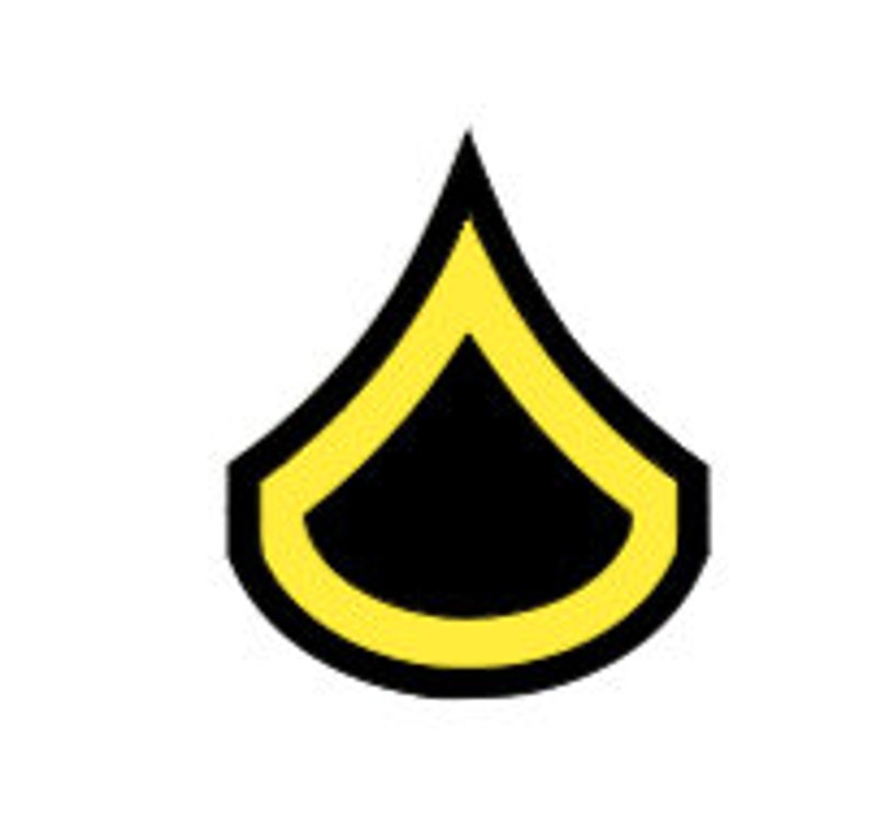 US Army Enlisted Rank Insignia Decal Sticker Vinyl - Etsy Australia