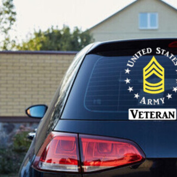 Army Veteran Window Decals - Etsy