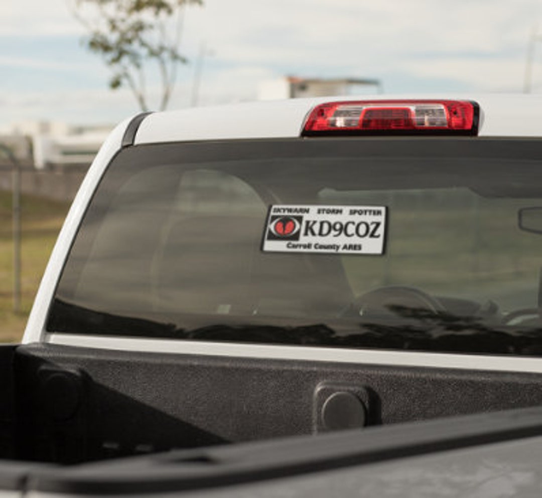 Personalized Skywarn Storm Spotter Decal - Etsy