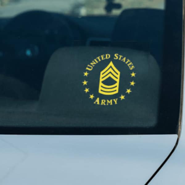 Military Window Rank Decals - Etsy
