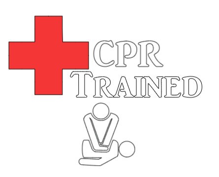 CPR Trained Decal Sticker - Etsy