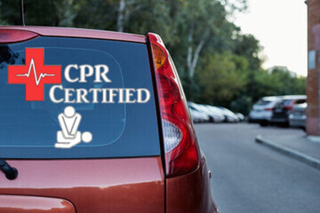 CPR Certified Decal Sticker - Etsy