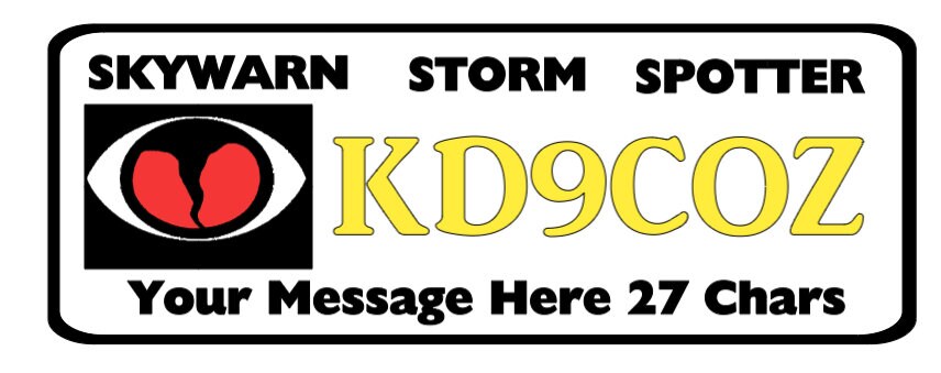 Personalized Skywarn Storm Spotter Decal - Etsy