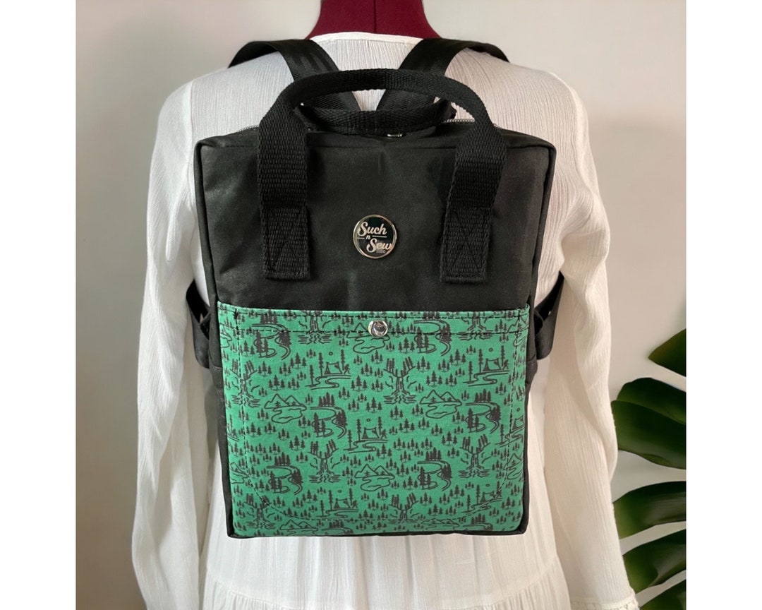 Solo Camper Boxy Bigfoot Backpack Made With Waxed Canvas and Quilt ...
