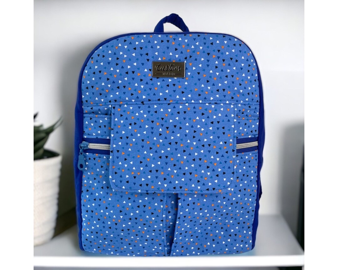Electric Triangles Backpack - Etsy