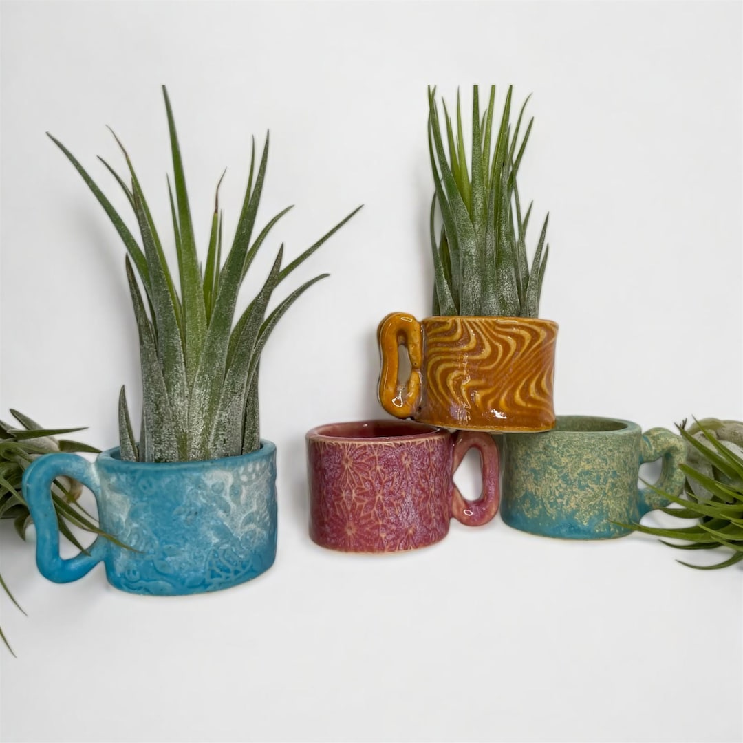 Mini Mug Magnets With Piping Hot Air Plant Steam - Etsy