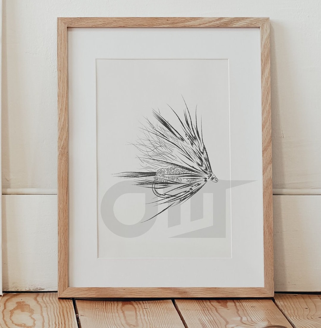 Softshoe - Fly Tying - Illustration - Fly Fishing Print - Fishing ...