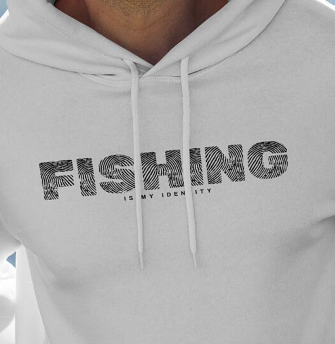 Fishing Hoodie - Fishing is My Identity - Fly Fishing - Fishing - Trout ...