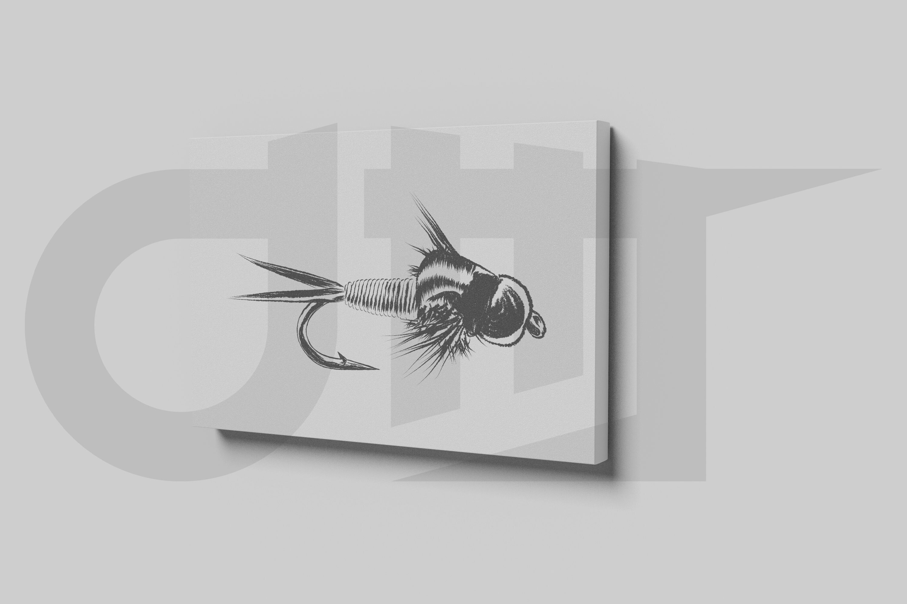 Copper John - Fly Tying - Illustration - Fly Fishing Print - Fishing ...