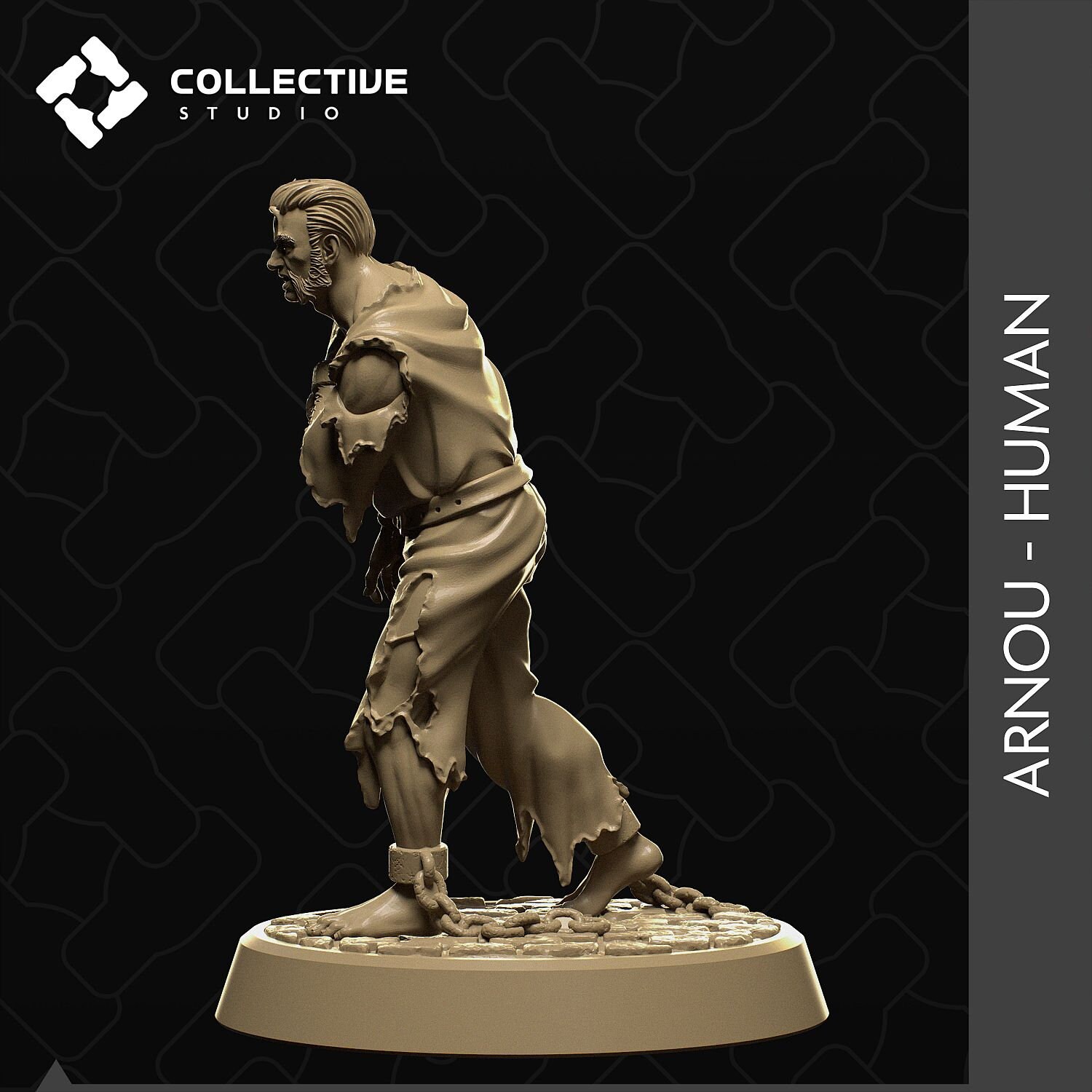 Werewolf & Human Form Gothic 3D Printed Miniature Dnd - Etsy UK