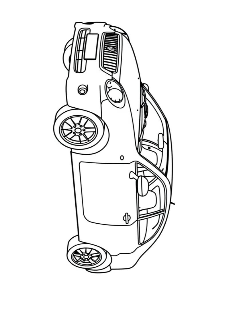 Coloring Pages, Cars Coloring, 6 Pages, Coloring Activity for Kids ...