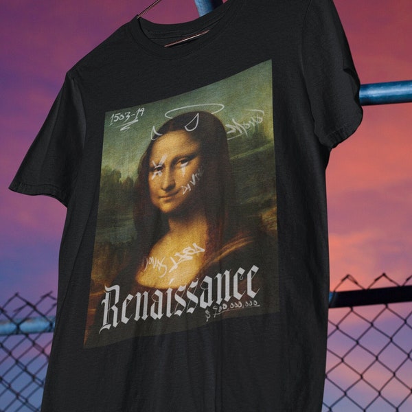 Mona Lisa T Shirt - Etsy