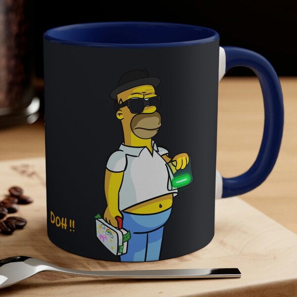 Homer Simpson Coffee Mug - Etsy