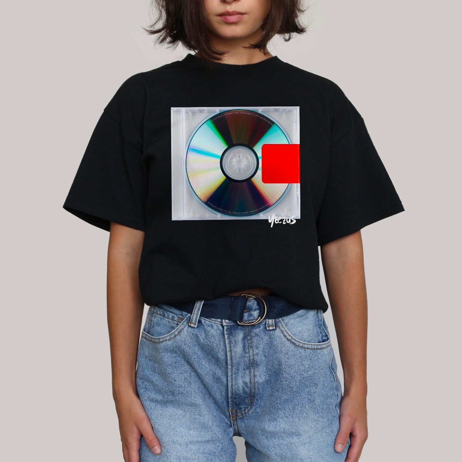 Kanye West Tshirt With Yeezes Album Tee Kanye Tshirt Yeezus Album Shirt ...