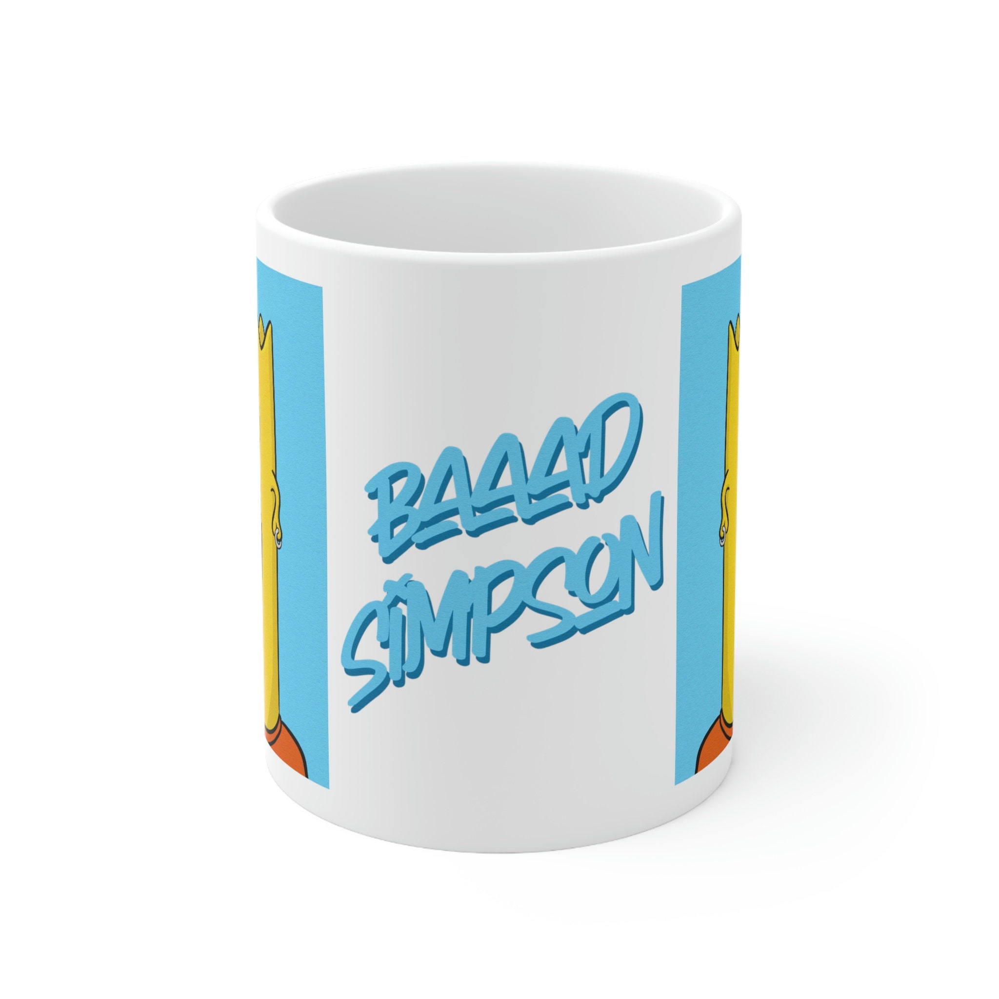 Bart Simpsons Coffee Mug With Bart Simpson Bad Bart Simpson Mug Work ...