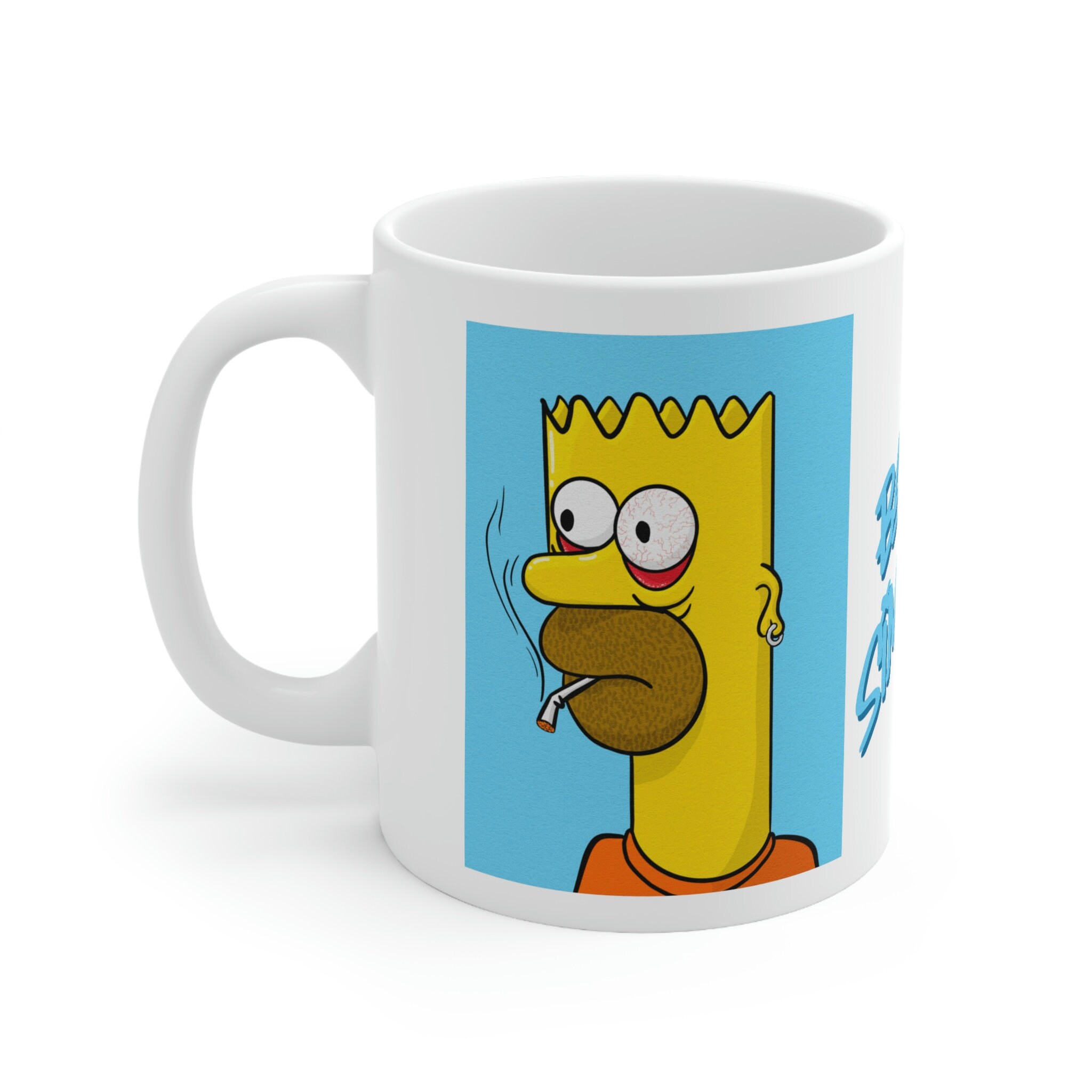 Bart Simpsons Coffee Mug With Bart Simpson Bad Bart Simpson Mug Work ...