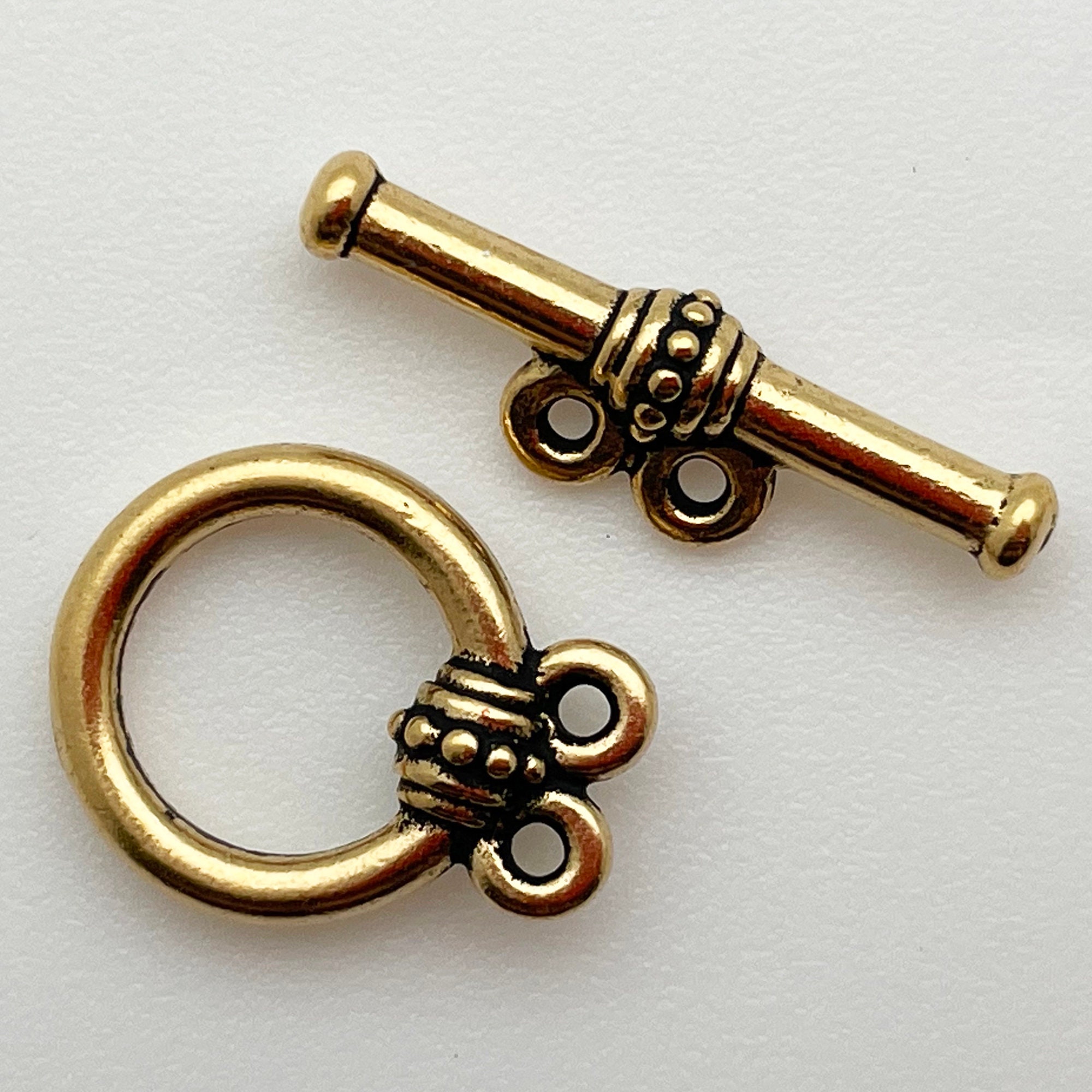 Tierracast Beaded Two-loop Toggle Clasp Set Bracelet and Necklace ...