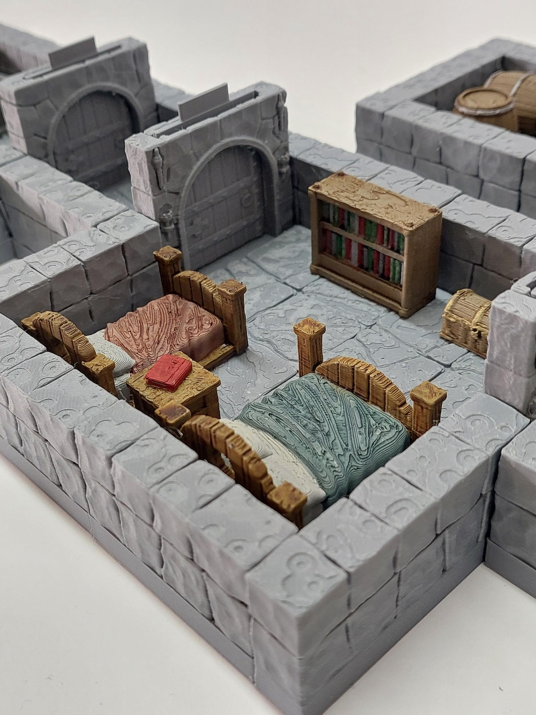 Dungeon Tiles and Walls Predefined Sets D&D, Pathfinder, and Other ...