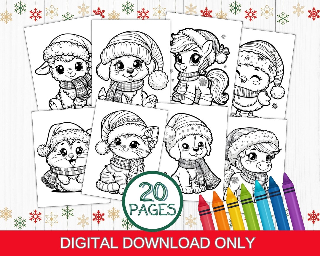 Cute Coloring Pages for Kids, Animal Coloring, Easy Coloring, Printable ...