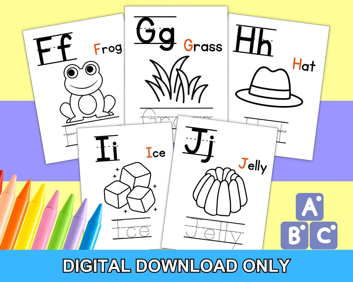 Alphabet Coloring Pages, Preschool Coloring Pages, Preschool Activity ...