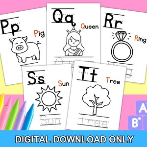 Alphabet Coloring Pages, Preschool Coloring Pages, Preschool Activity ...