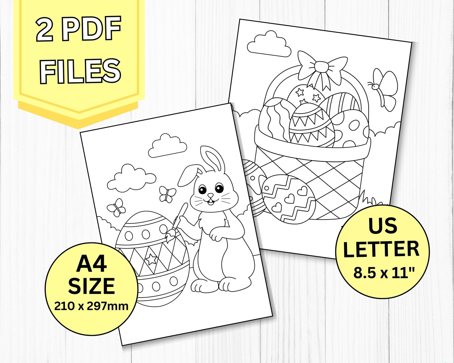 Easter Coloring Pages for Kids, Easter Coloring Pages, Easy Coloring ...