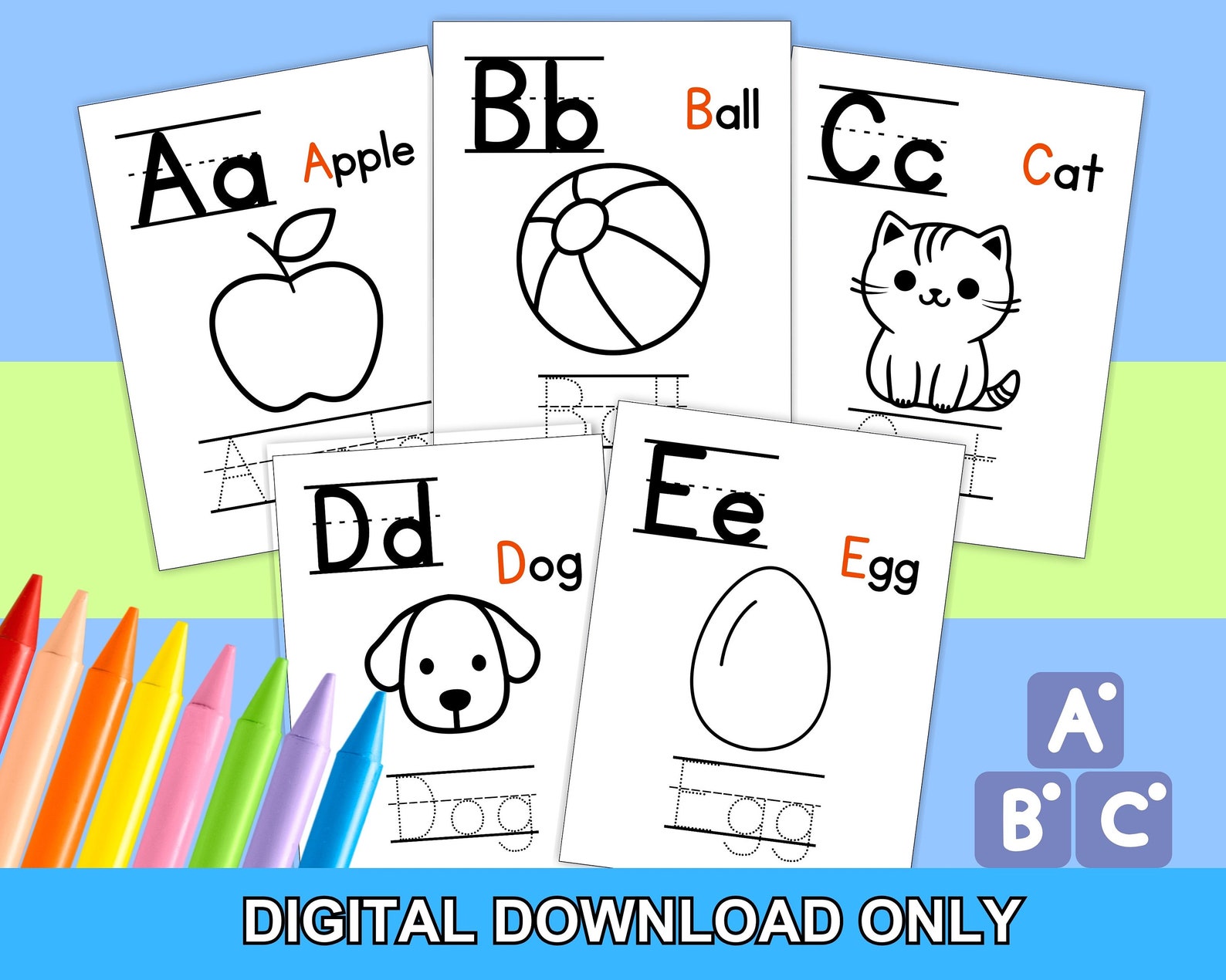 Alphabet Coloring Pages, Preschool Coloring Pages, Preschool Activity ...