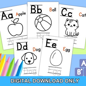 Alphabet Coloring Pages, Preschool Coloring Pages, Preschool Activity ...