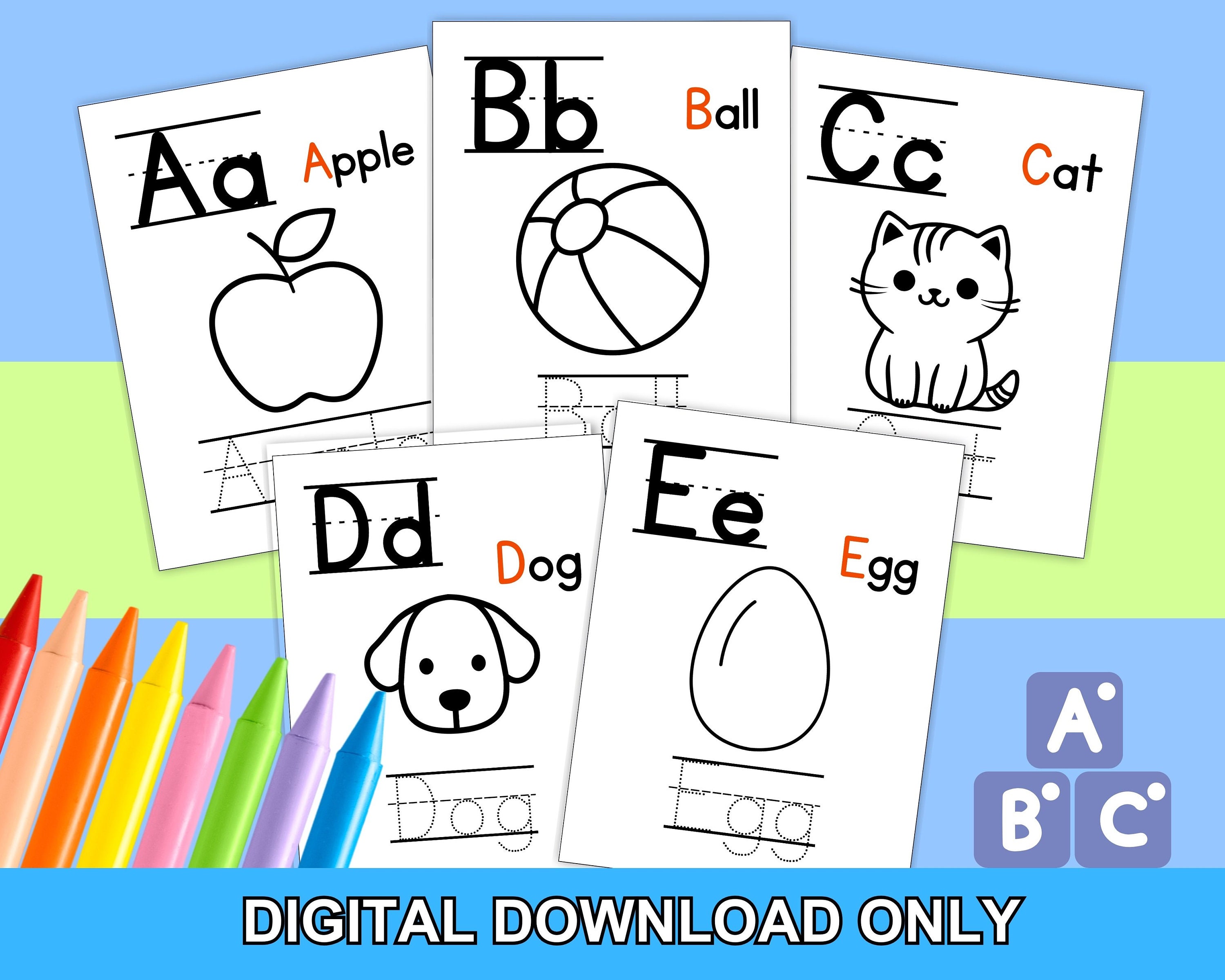 Alphabet Coloring Pages, Preschool Coloring Pages, Preschool Activity ...