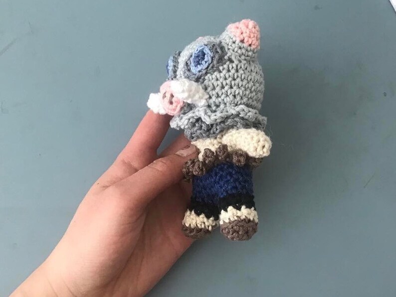 Inosuke Boar Head Amigurumi Pattern - Etsy
