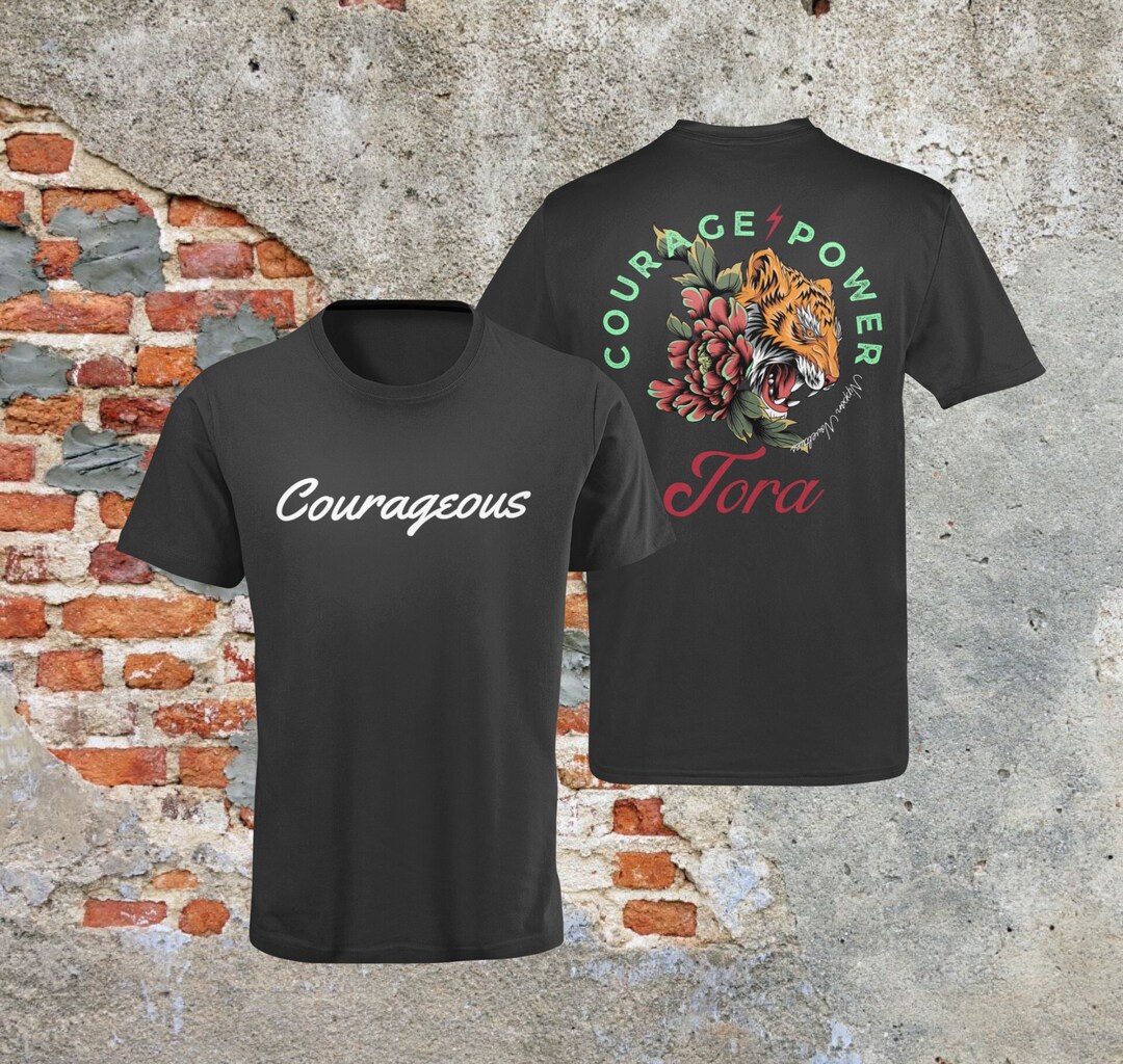 Tiger Tora Courageous Shirt - Etsy