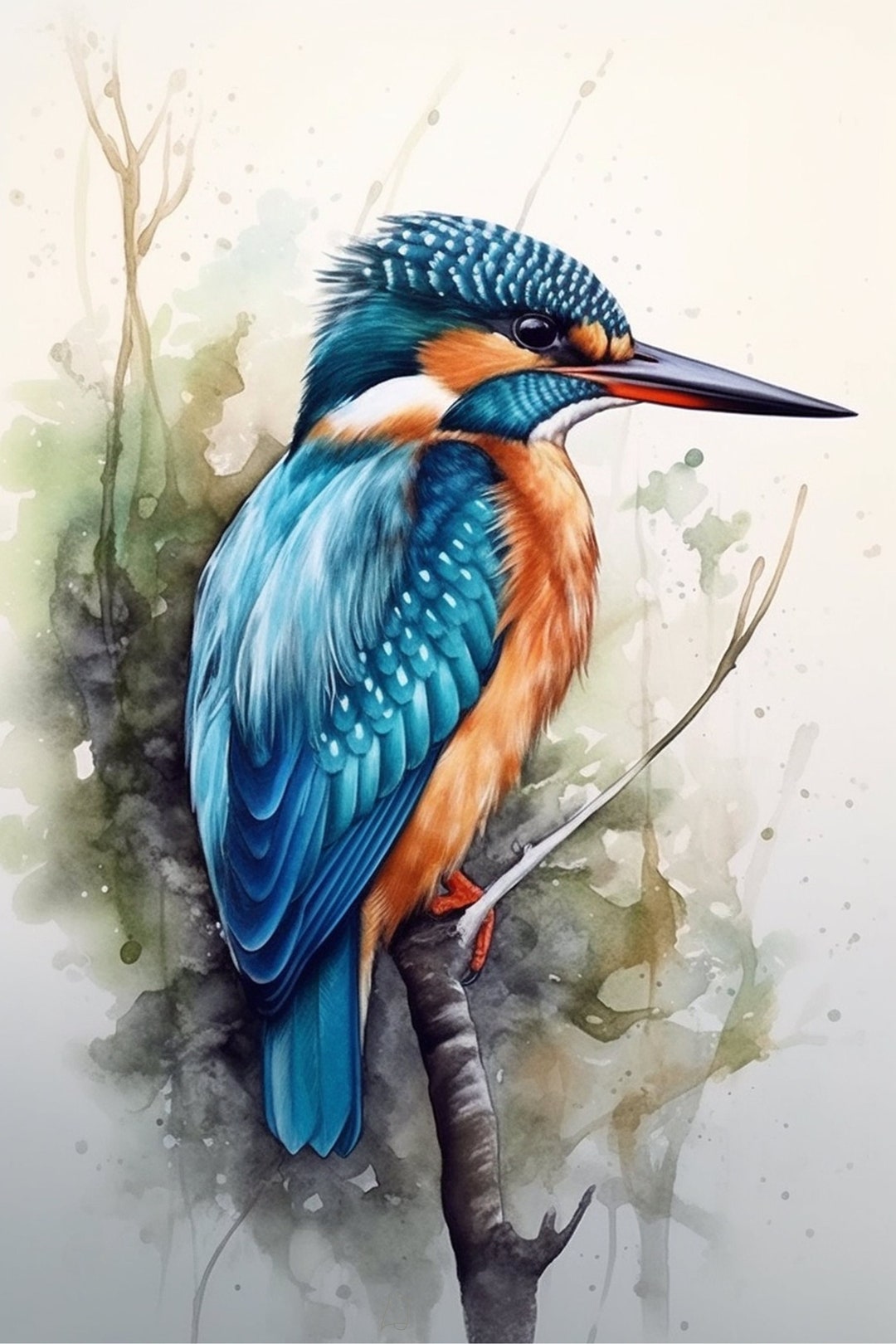 Kingfisher Mid-day Rest - Etsy